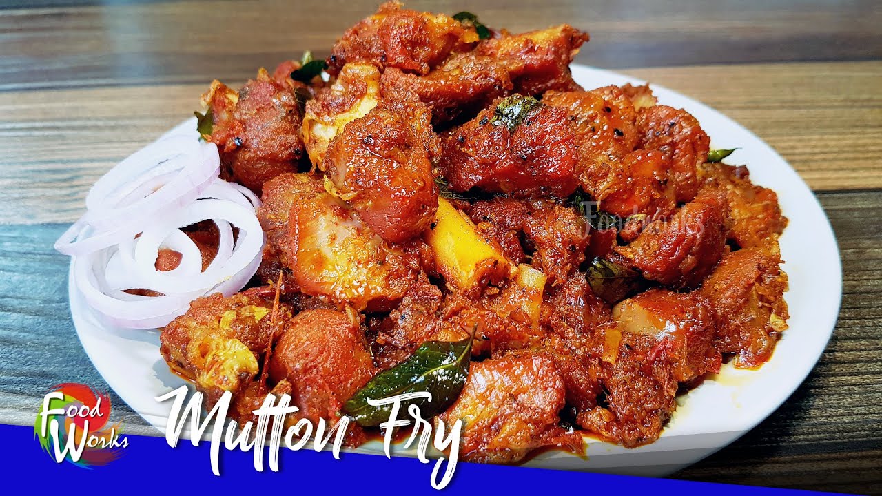 Spicy Mutton Fry | Spicy Gosht Recipe | Mutton Fry Recipe | Gosht ...