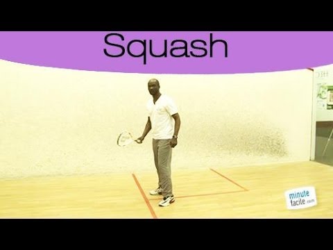 Squash : comment faire un drop shot ou amortie ? - YouTube