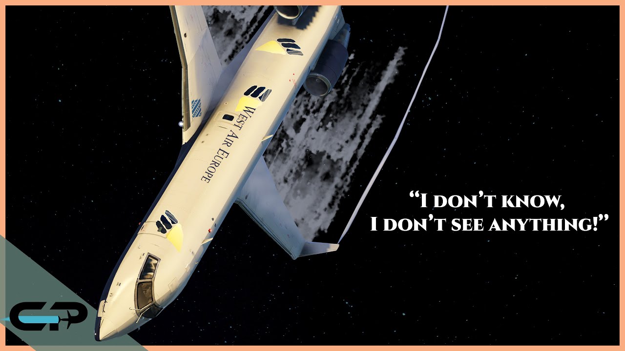 Pilot Nosedives His Plane Trying To Save it | West Air Sweden Flight ...