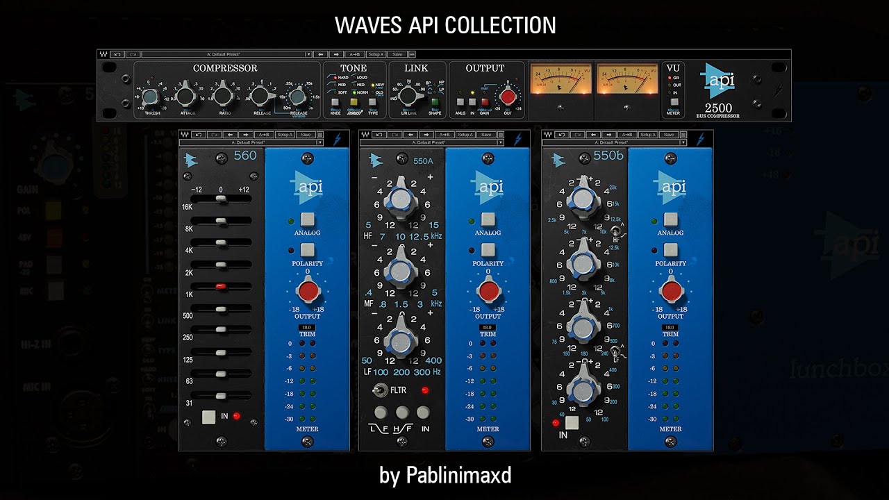 Waves API Collection GUIs Redesigned - YouTube