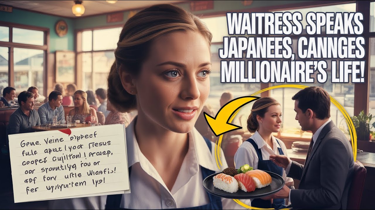 AMAZING MOMENT REVEALED: WAITRESS SPEAKS JAPANESE, CHANGING A ...
