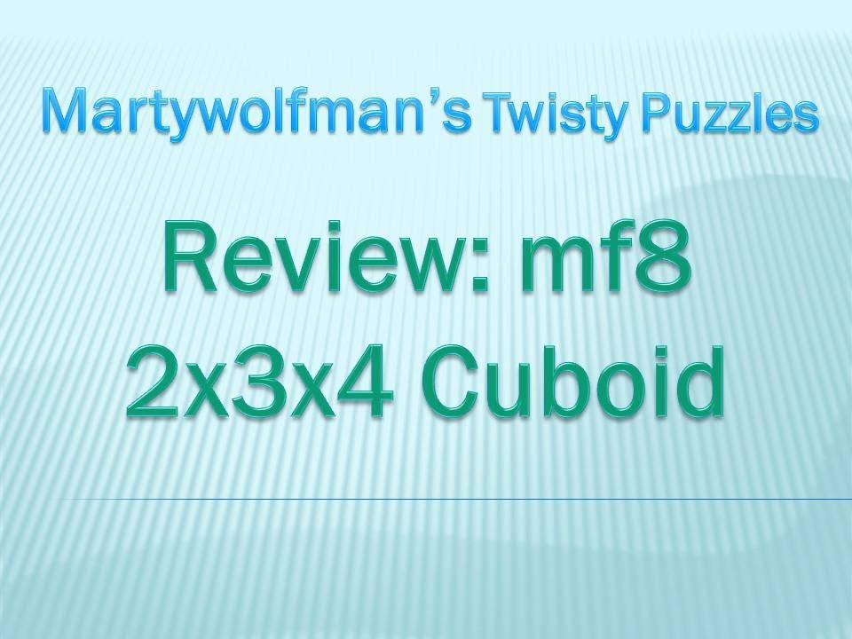 Review: mf8 2x3x4 shapeshifting cuboid - YouTube