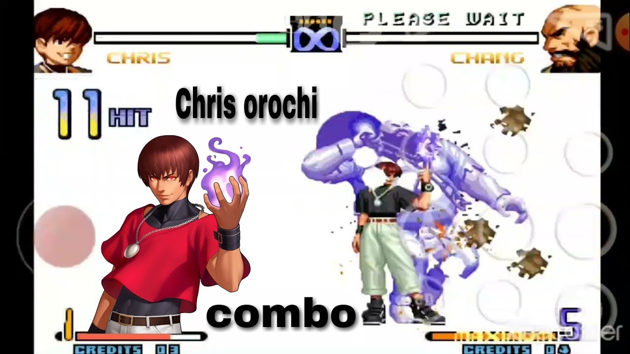 kof 2002 Chris orochi combo emulador kawaks arcade para android top ...