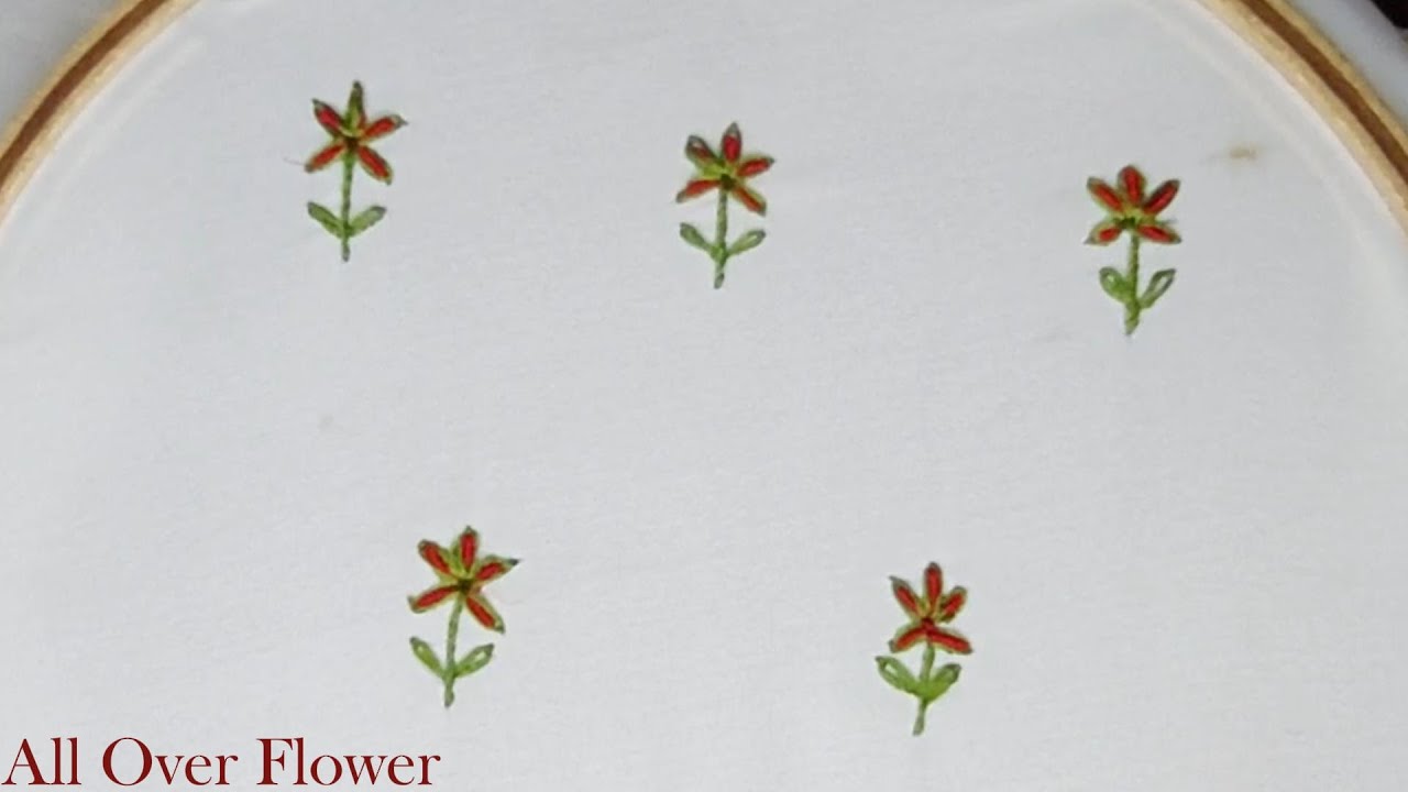 Hand Embroidery: Very beautiful and easy flower embroidery design ...