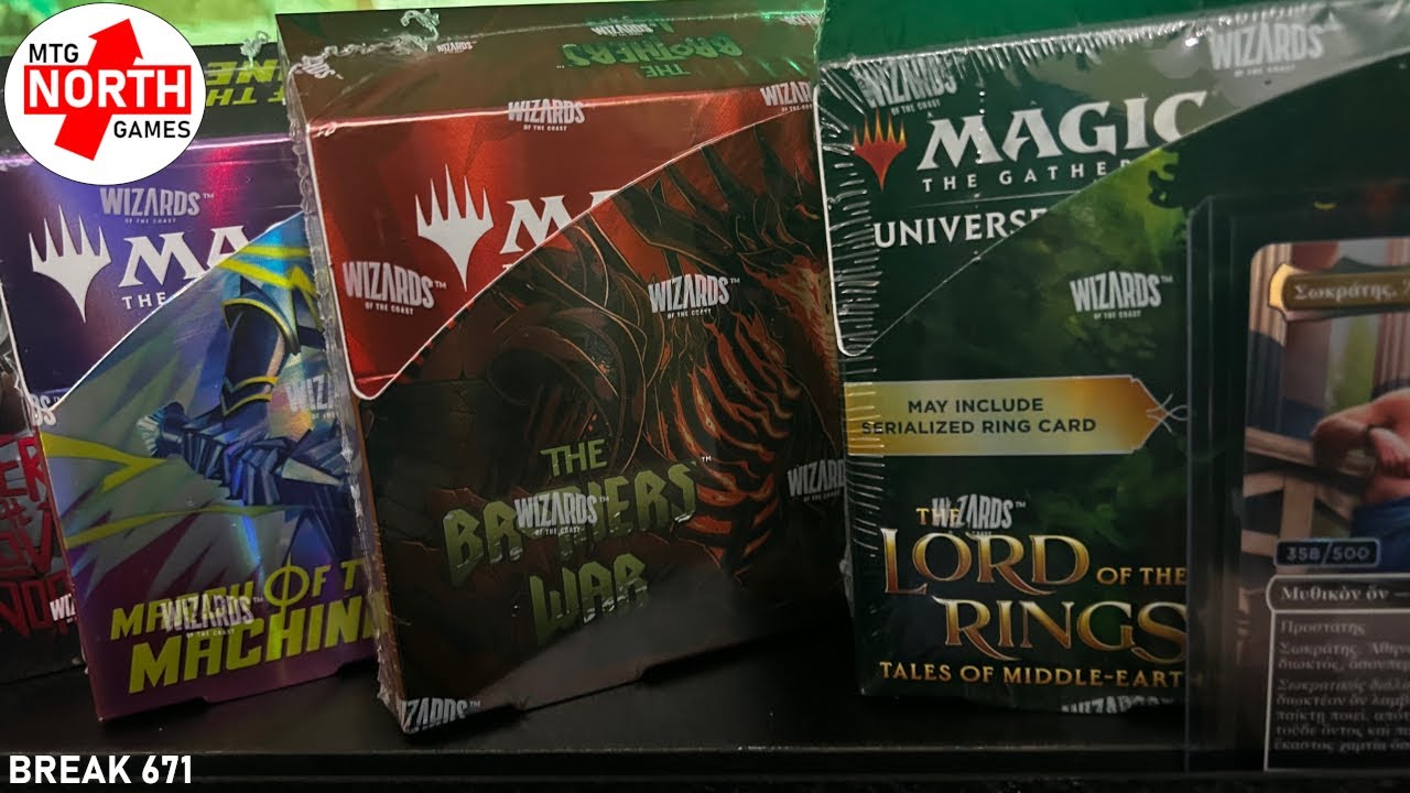 LOTR, BRO, MKM, MoM! 4 Collector Box MTG Serial Battle - YouTube