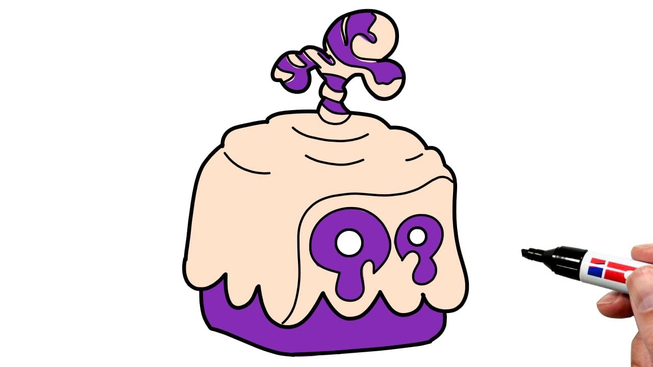 How to Draw Dough From Blox Fruit (Roblox) - YouTube