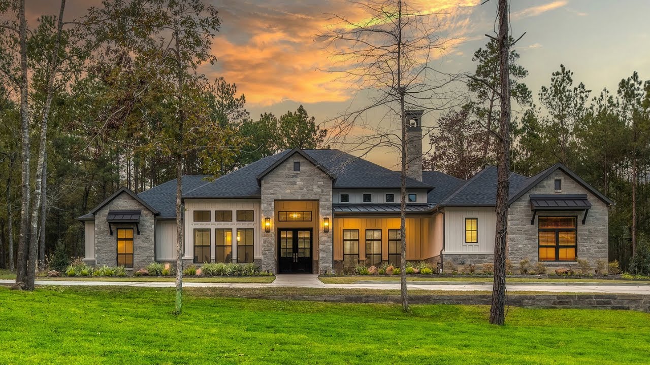 INCREDIBLE LUXURY MODEL HOUSE TOUR ON MASSIVE ACREAGE NEAR HOUSTON ...