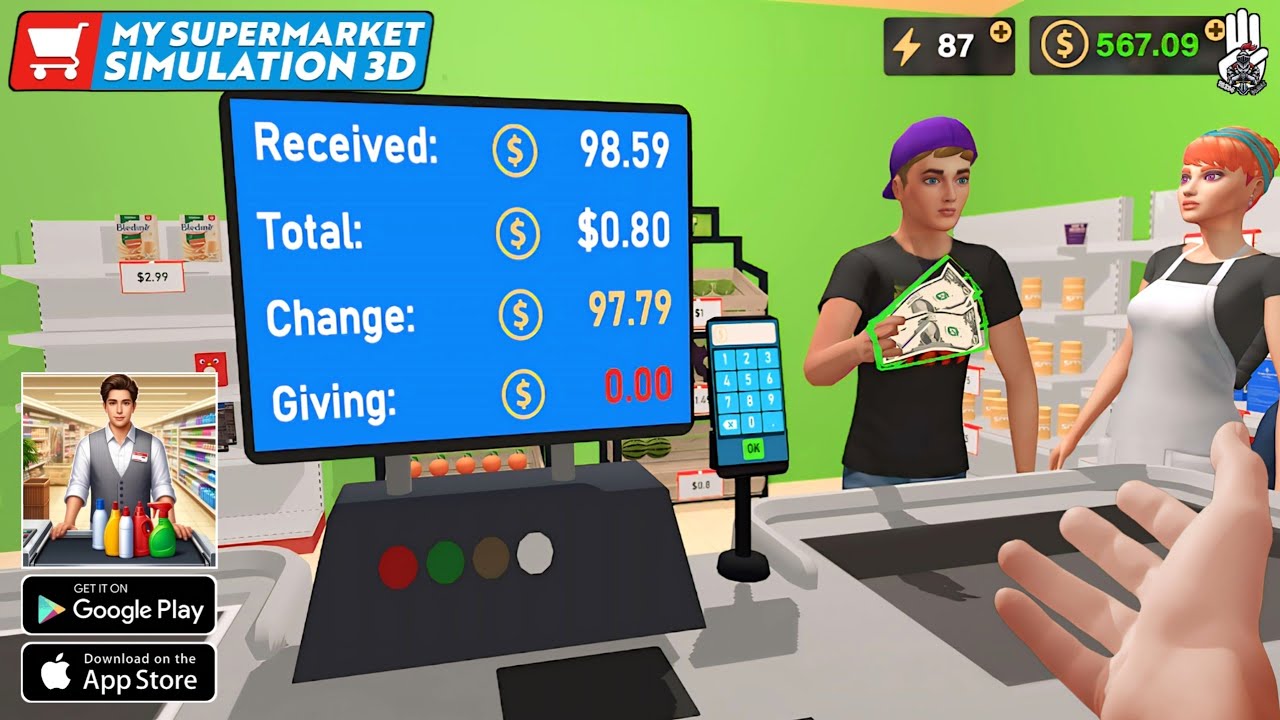 MY SUPER MARKET SIMULATION 3D (EARLY ACCESS) Android Gameplay - YouTube
