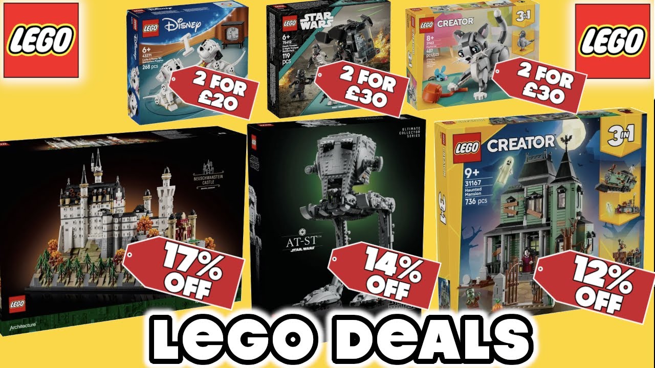 LEGO DISCOUNTS ON AUGUST 1ST Releases - COSTCO - ARGOS - AMAZON & More ...