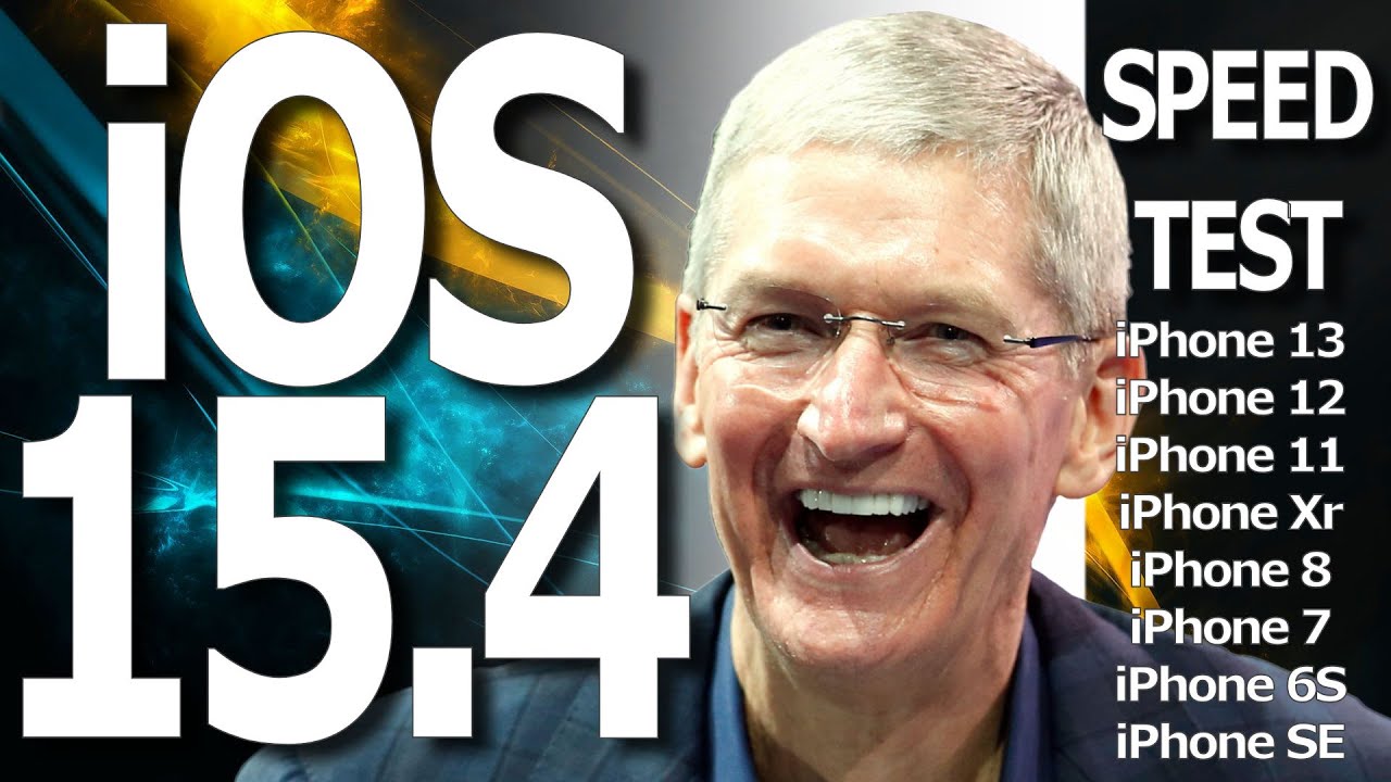iOS 15.4 Speed / Performance Test : 8 iPhone models tested. - YouTube