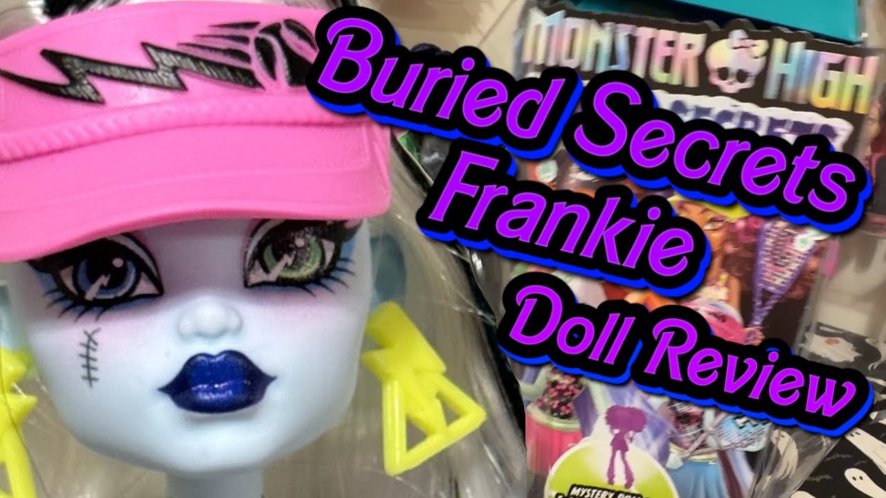 This Doll Is So Pretty! Monster High Buried Secrets Frankie Unboxing ...