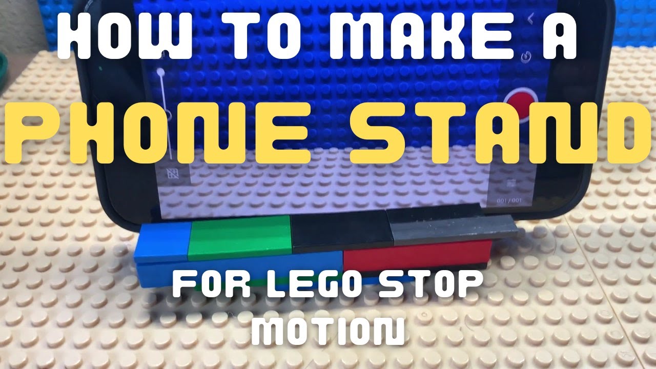 How to make a PHONE STAND – Lego Stop Motion Tutorials - YouTube