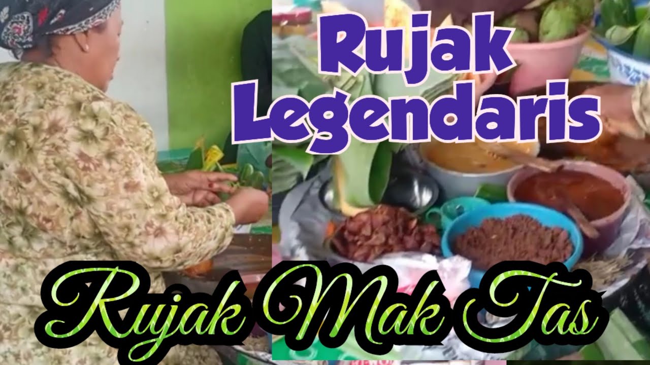 Rujak legendaris Mak Tas,Paciran lamongan,rasa mantap harga bersahabat ...