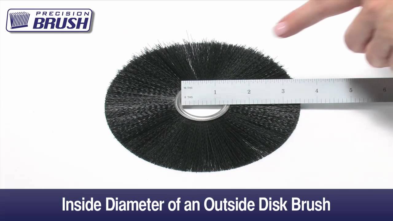Precision Brush - Inside Diameter of Outside Disk Brush - YouTube