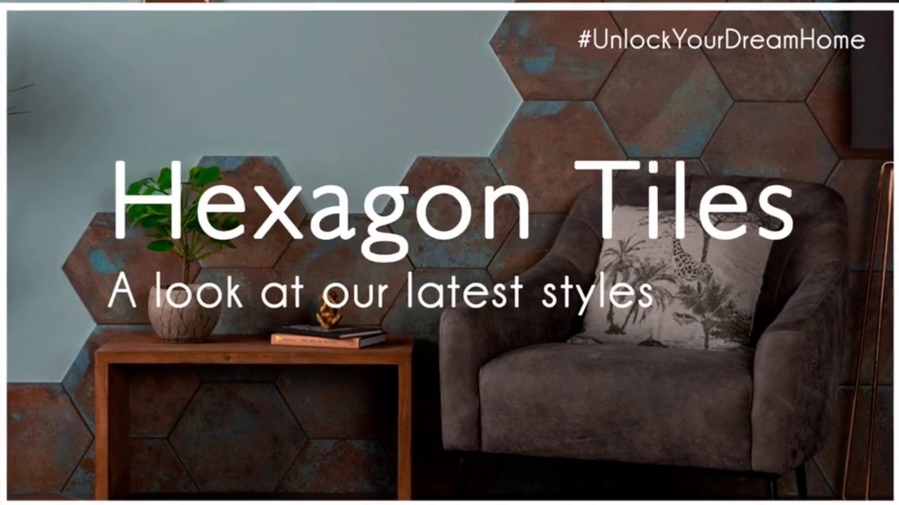 Hexagon Tiles: Add Some Six Sided Style To Your Home - YouTube
