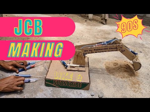 How to make a JCB||Wire less JCB||mini JCB||#jcb||#New_Crafts_AjH ...