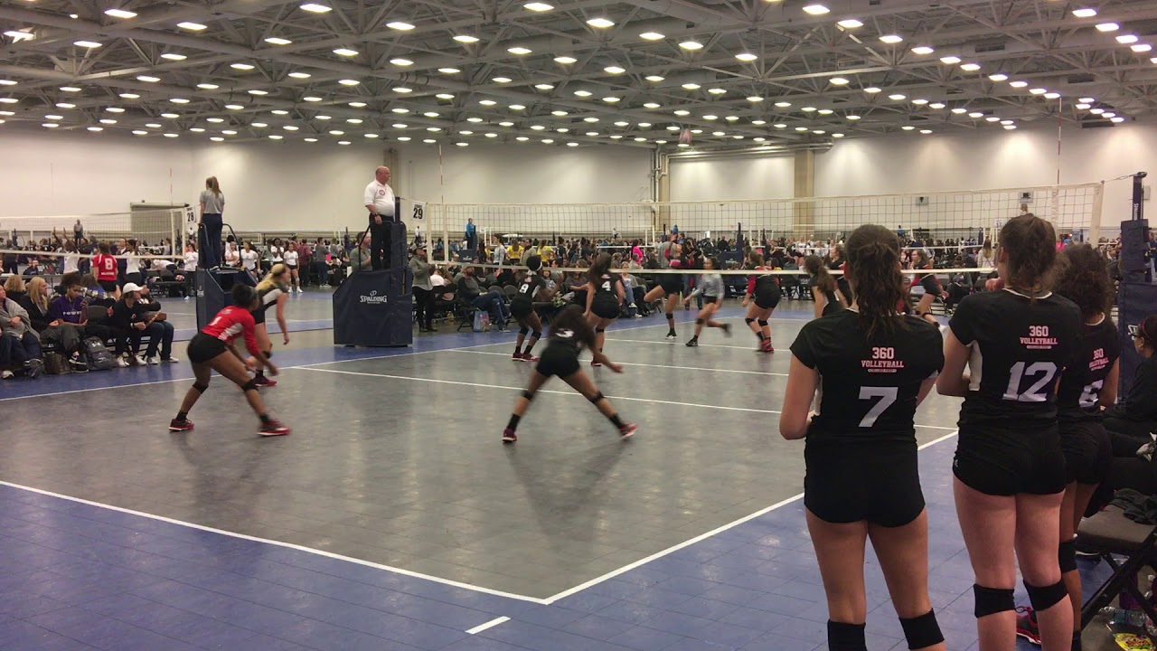 Flyers 16 Rox Ally SILVER SET 1 vs. 360 Volleyball 16.1FW - YouTube