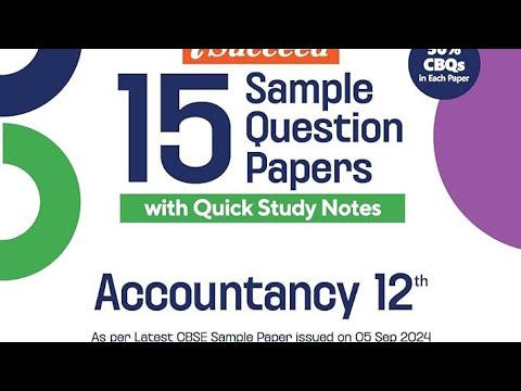 Sample paper solved for Class 12th Board exam ll shares questions ll ...
