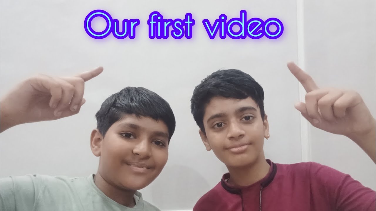 Our first video - YouTube