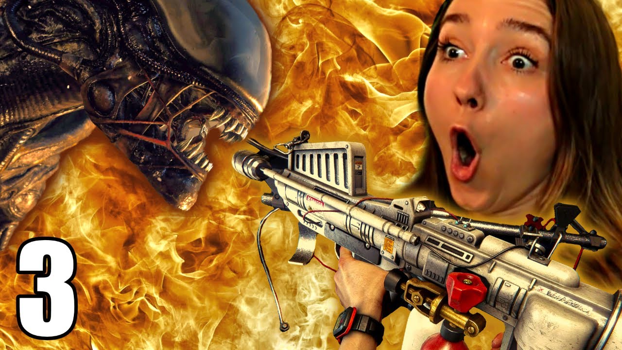 I GOT A FLAMETHROWER!? | Alien Isolation [3] - YouTube