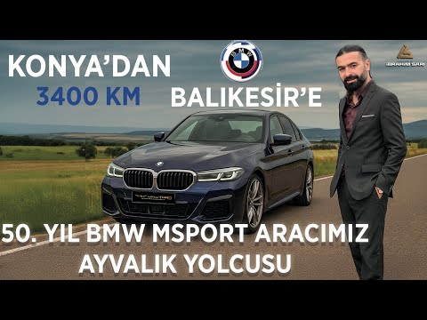‼️ 50  YIL BMW MSPORT ARACIMIZ AYVALIK YOLCUSU ‼️#bmw #bmw520i