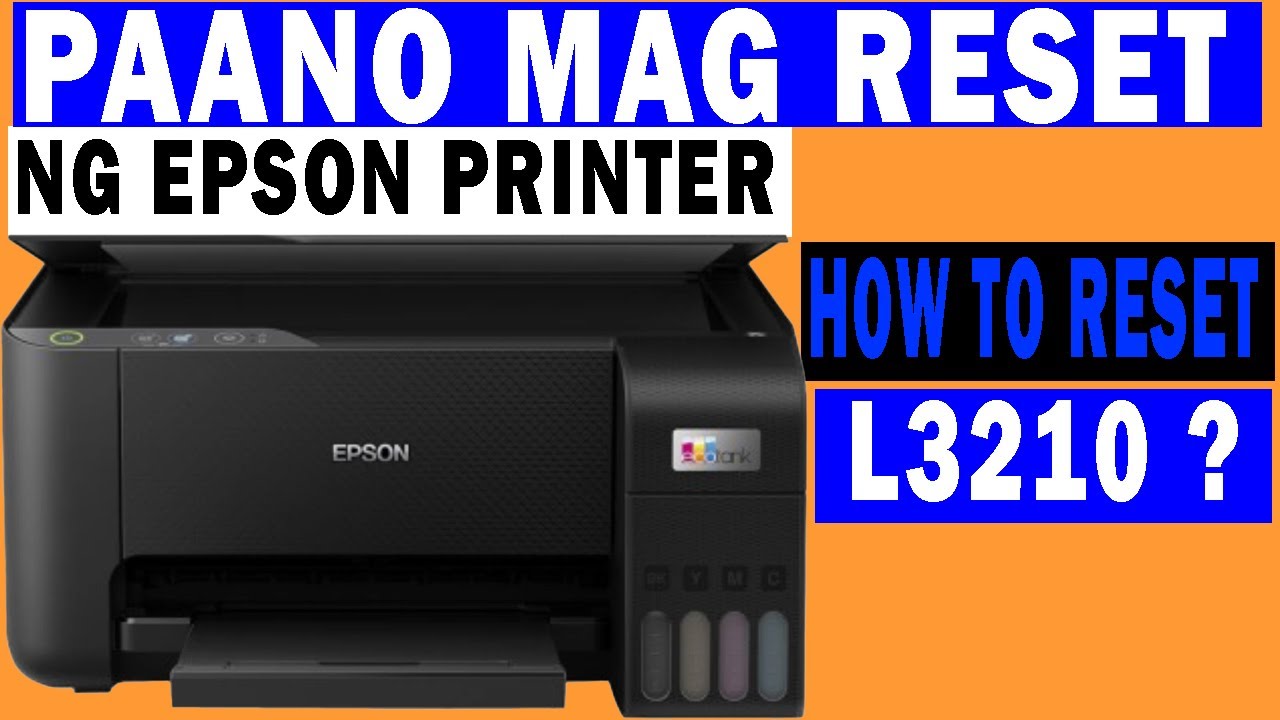 Panno magreset ng epson printer L3210 - HOW TO RESET EPSON PRINTER ...