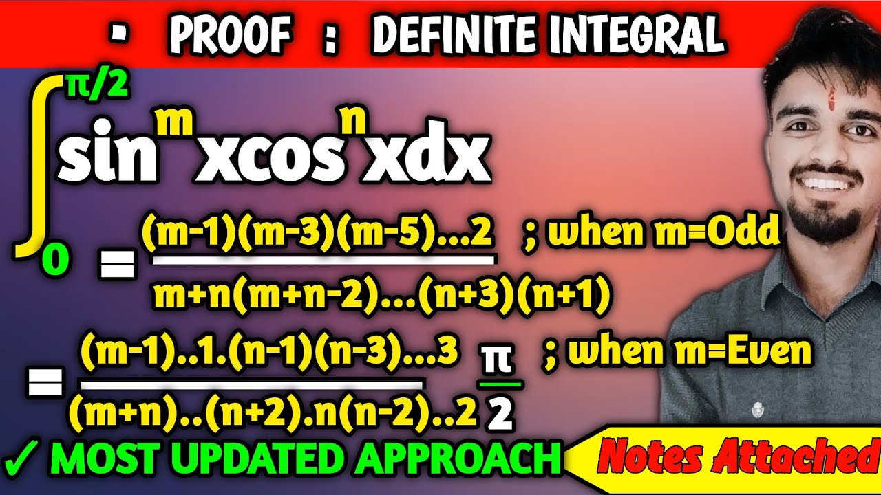 304/1000 | Reduction Formula of sin^m(x)cos^n(x) for limits from 0 to ...