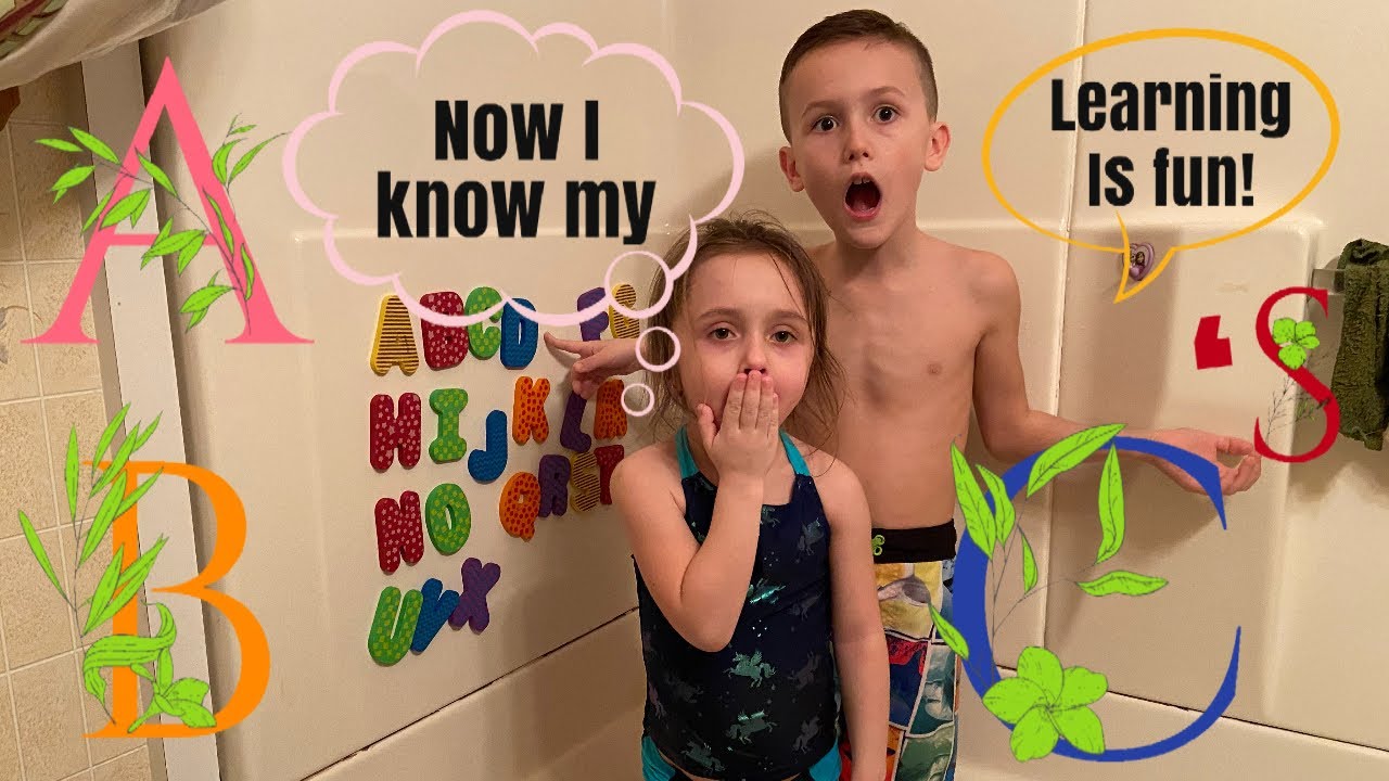 Cullen and Ella learn their ABC’s. Alphabet and Counting is fun! - YouTube