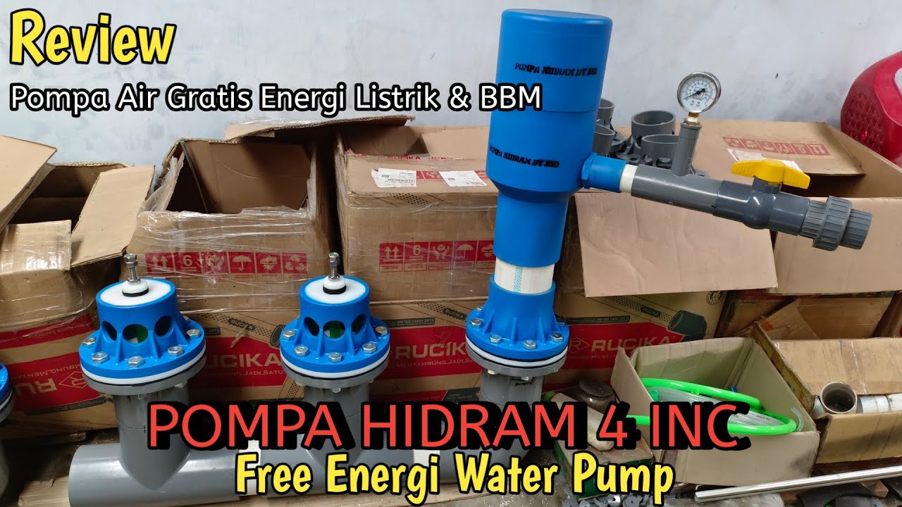 Pompa Hidram 4 Inch PVC - YouTube