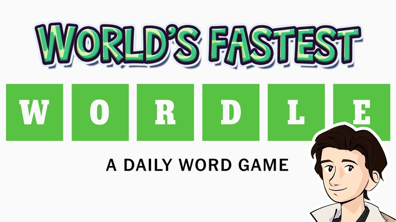 WORLD'S FASTEST WORDLE - YouTube