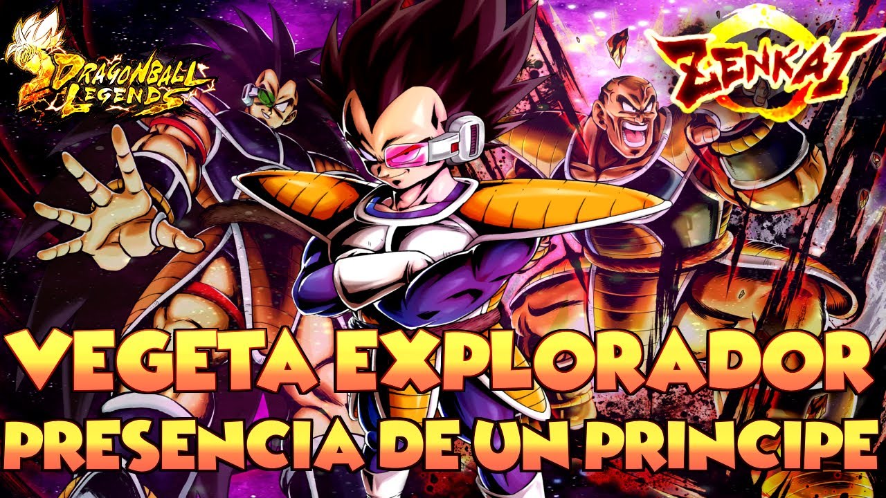 DRAGON BALL LEGENDS VEGETA EXPLORADOR PRESENCIA DE UN PRINCIPE - YouTube