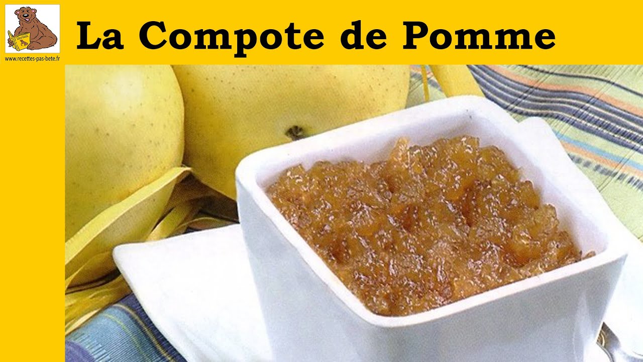 La compote de pomme (recette rapide et facile) HD - YouTube