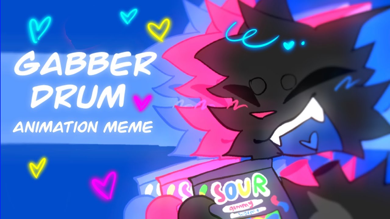 GABBER DRUM animation meme - YouTube