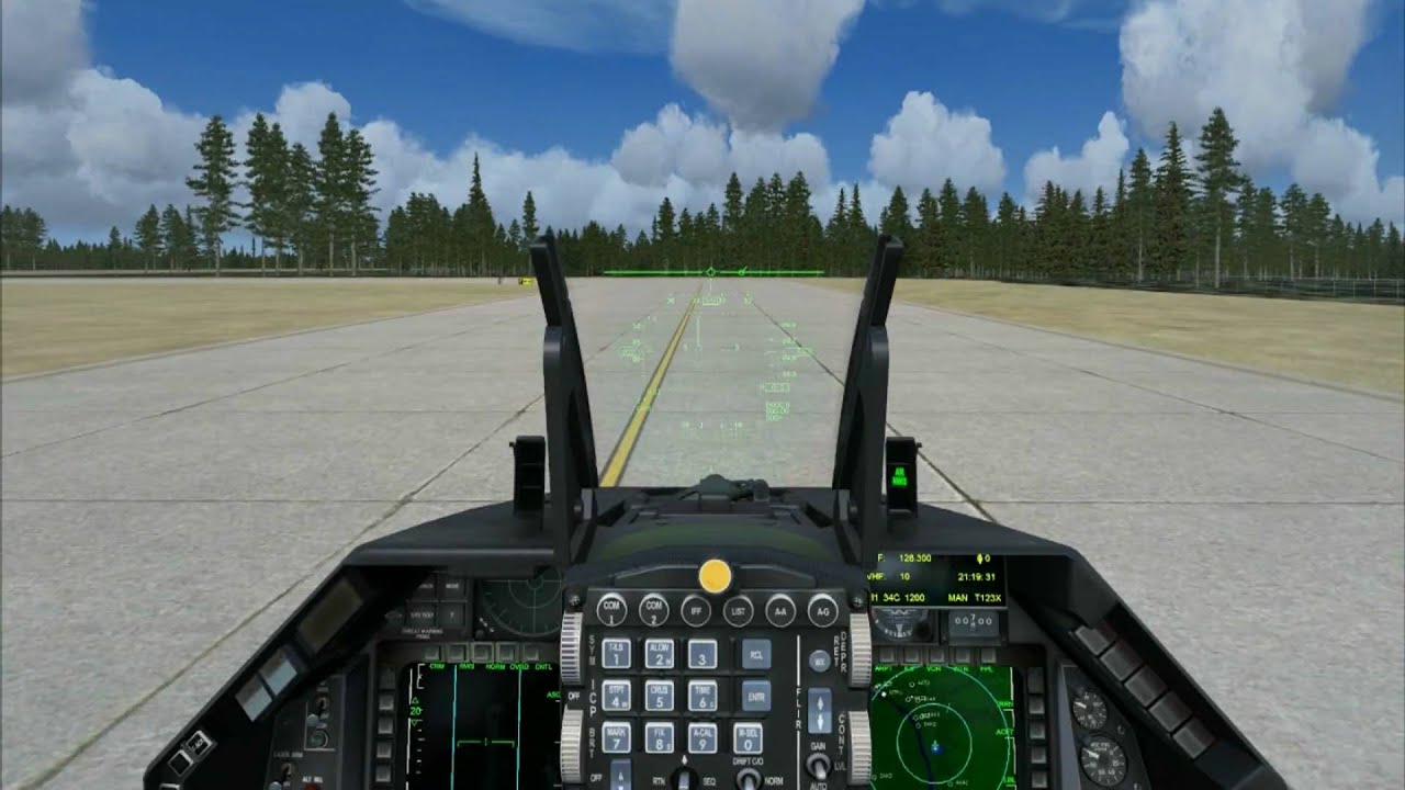 Aerosoft F-16 start up - YouTube