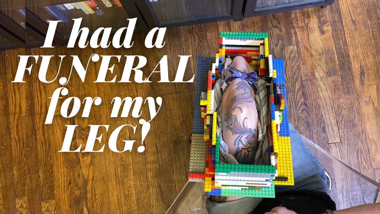 A LEGO funeral: How I Lego my knee. (BK to AK amputee) - YouTube