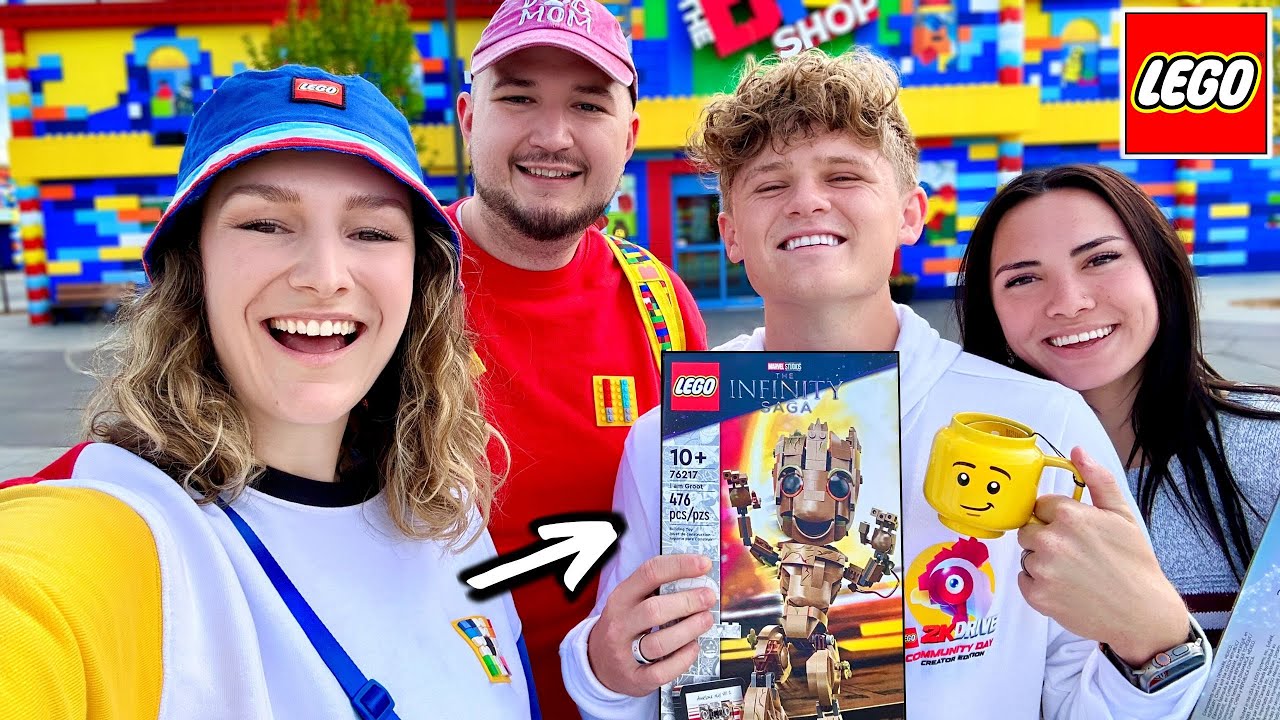 LEGO Shopping With Ryan Trahan & Haley Pham! | Brick Finds & Flips