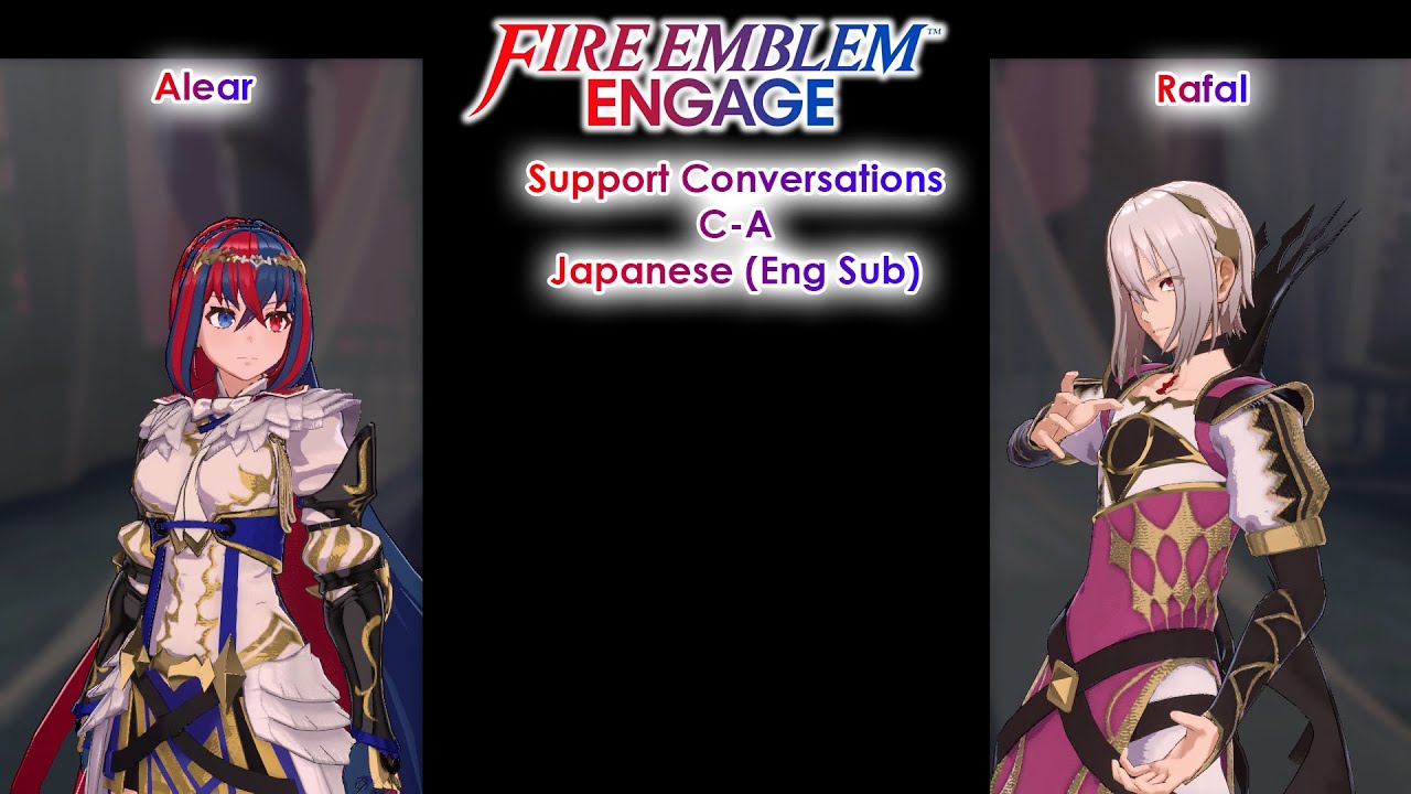 Fire Emblem Engage- Alear & Rafal Support Conversations Japanese (HD ...