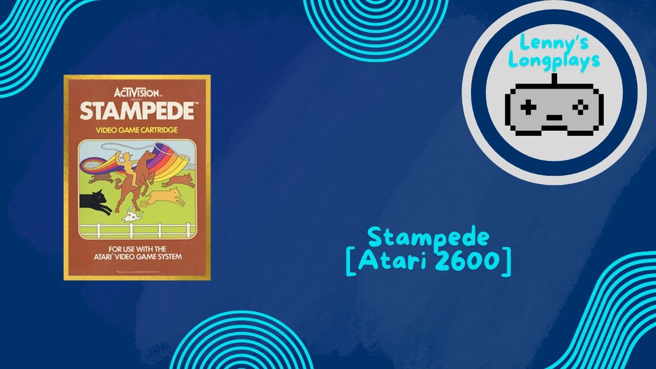 Stampede [Atari 2600] Gameplay - YouTube