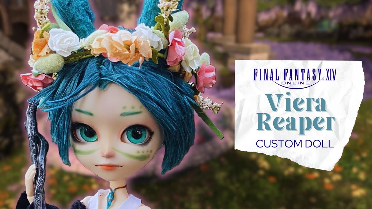 I Made My Viera Reaper 🐰👻 | Final Fantasy 14 Online Custom Doll - YouTube