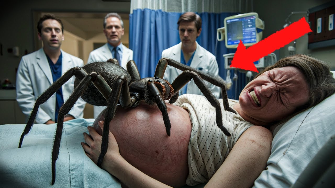 Doctors Stunned When Pregnant Woman Delivers a Giant Spider - YouTube