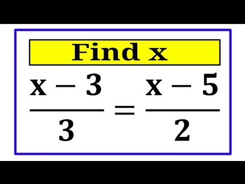 Nice Fractional Simplification Math | Find the value of x - YouTube