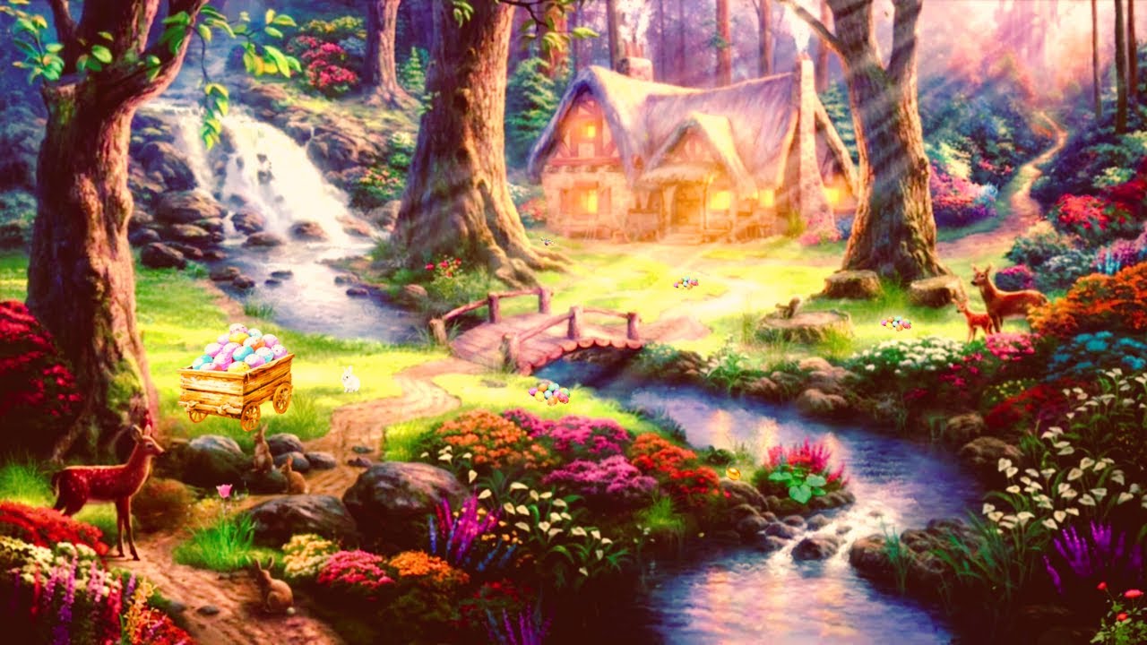 Easter Ambience - Relieve Stress with Calming Music and Sounds of ...