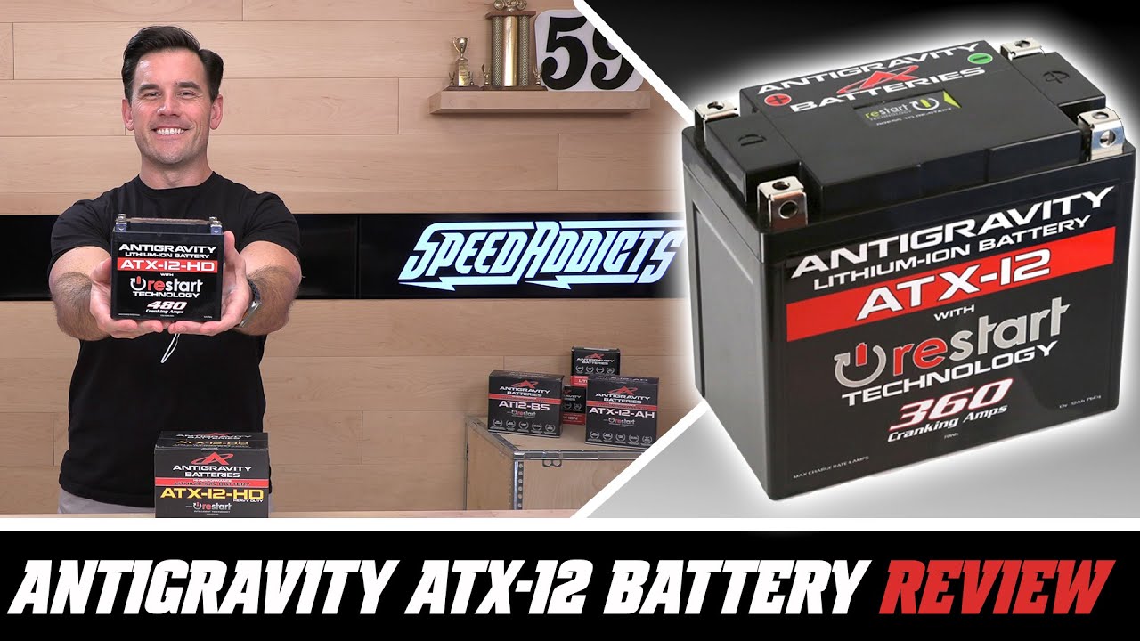 Antigravity ATX-12 Lithium Battery Review at SpeedAddicts.com - YouTube