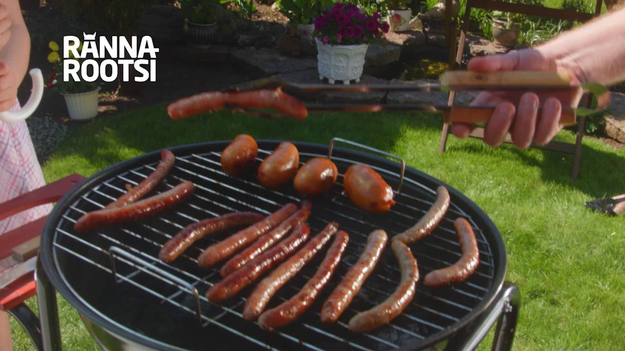 Сырые колбаски Rannarootsi – быстрое начало праздника гриля - YouTube