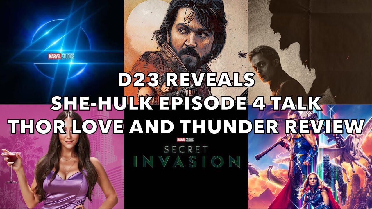 FANBOY CANTINA LIVE: D23 NEWS, SHE-HULK EPISODE 4, THOR LOVE AND ...
