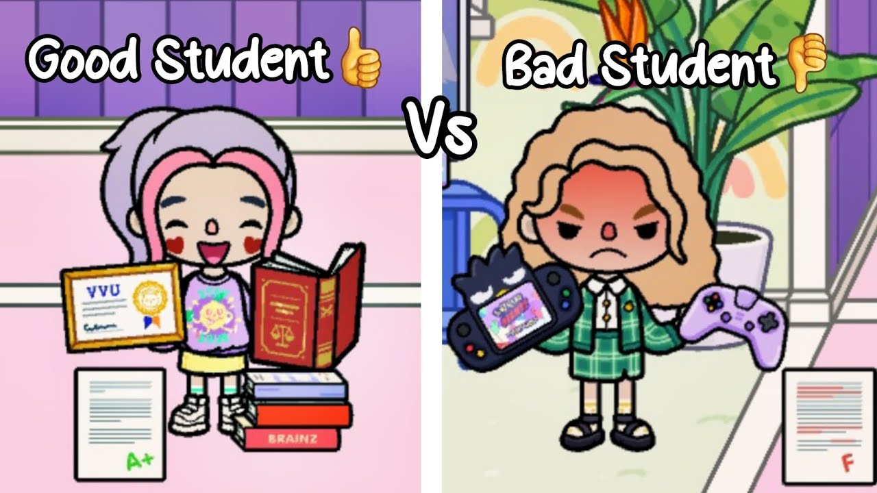 Good Student👍🥰 Vs Bad Student👎😡 | Toca Life World | Toca Boca | Toca ...