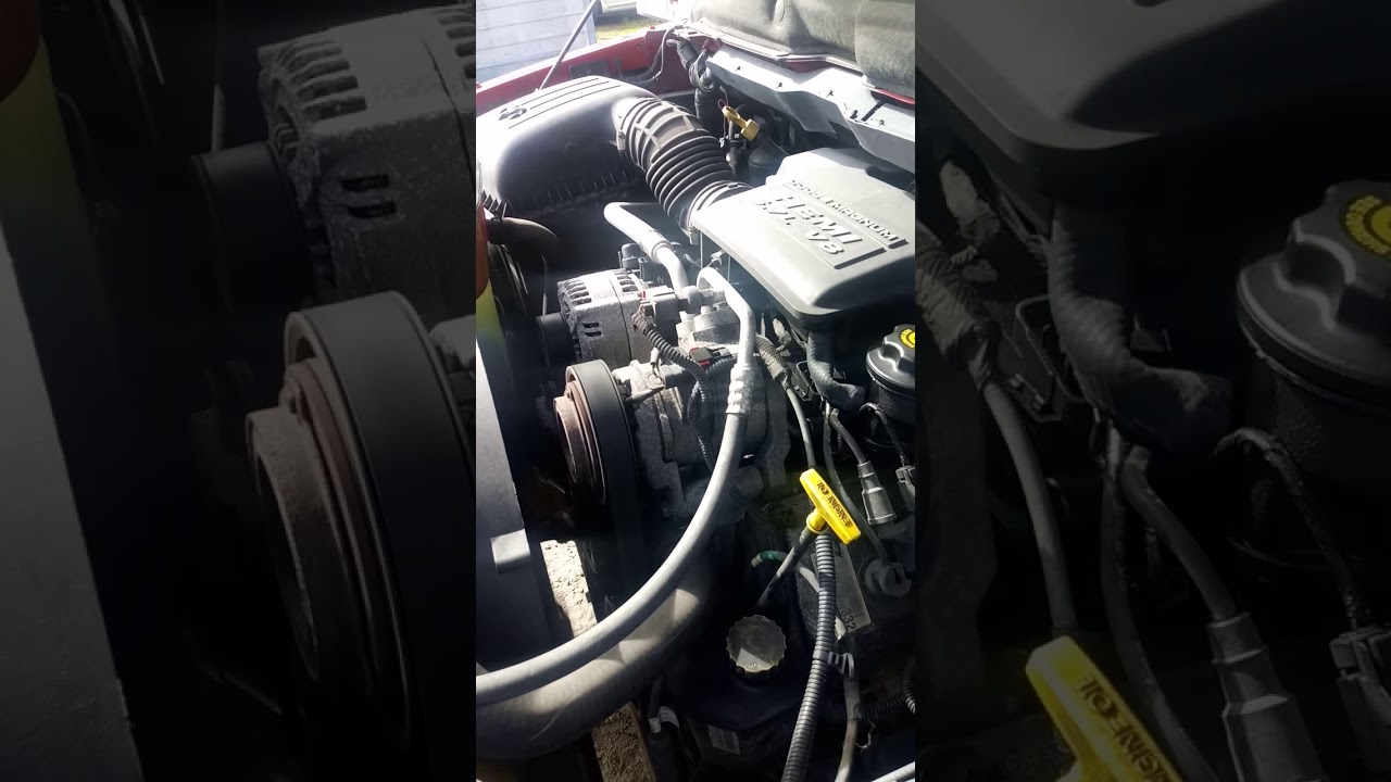 2005 hemi 5.7 before engine flush. - YouTube