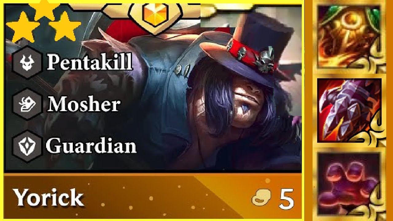 3 Star Yorick ⭐⭐⭐ With Radiant Items Tft Set 10 Youtube