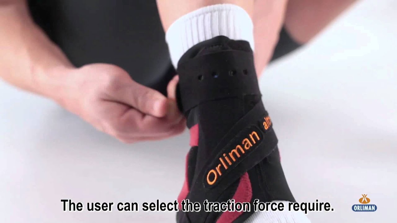 Alttex ankle support - Orliman - YouTube