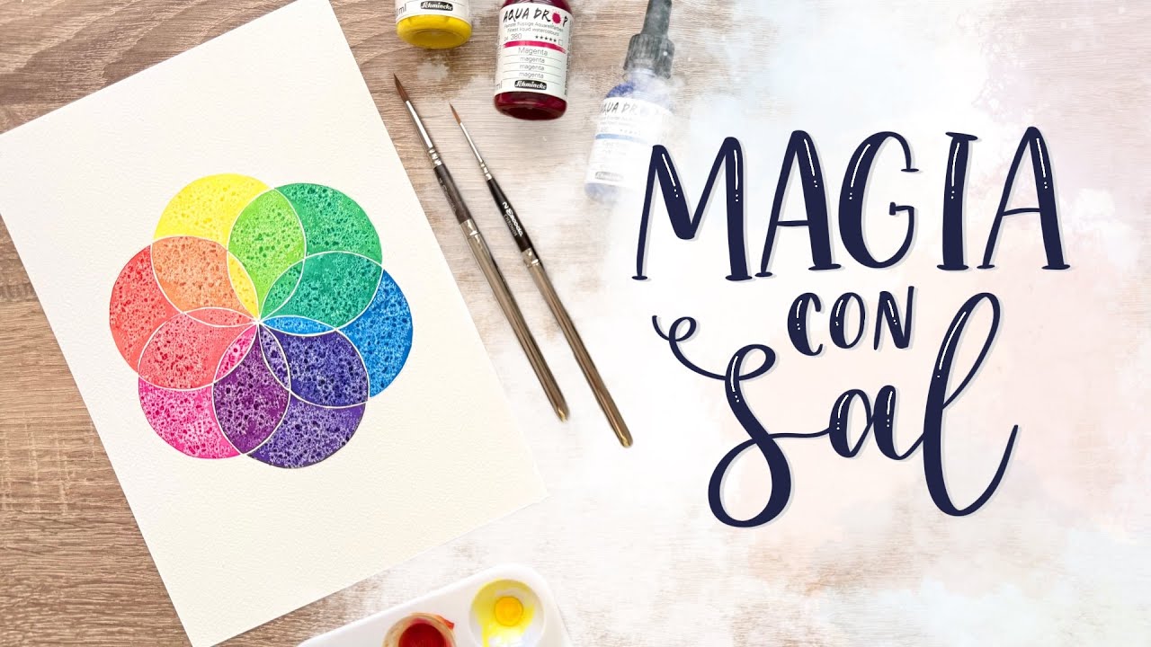 Unboxing y acuarela con sal: ¡Explosión de color y textura! 🌈🧂🎨 ...